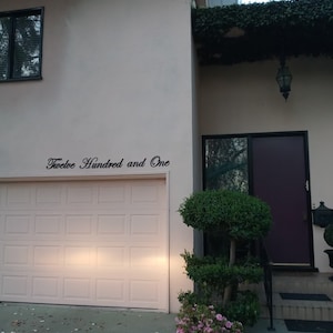 Script Address Sign script House Numbers Custom House - Etsy