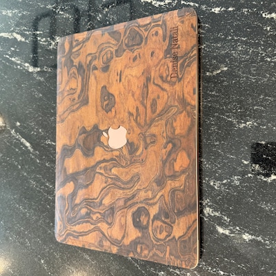 Real Wood Natural Wood MacBook Air 13 Cover Walnut Wood MacBook Decal ...