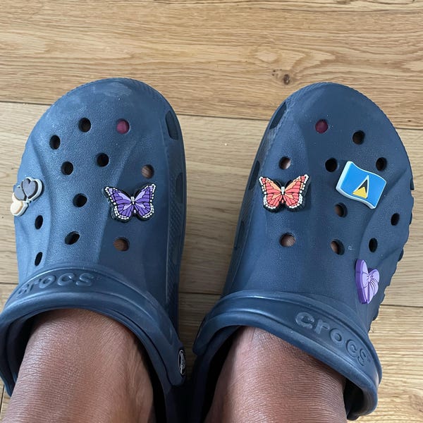 Croc Charm Accessories - Purple Pink Theme Set - Etsy