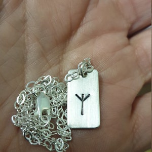 Runic Symbol Jewelry Viking Jewelry Silver Viking Rune Necklace Norse ...