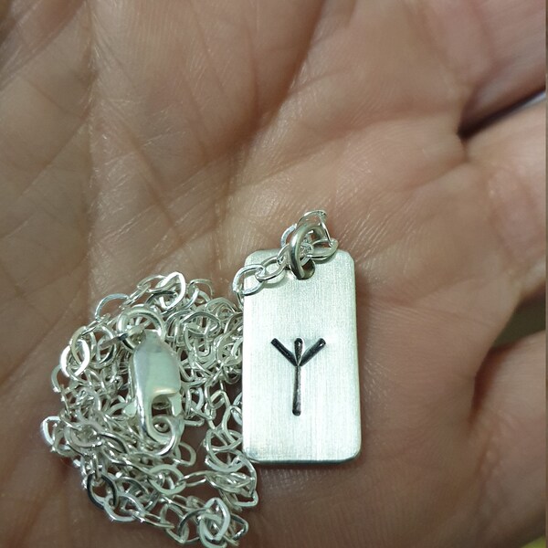 Runic Symbol Jewelry Viking Jewelry Silver Viking Rune Necklace Norse ...