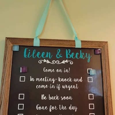 Shared Office Sign,door Sign for Two,school Counselors,co-worker Gift ...