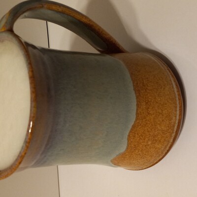 Hand Thrown Handmade Stoneware Pottery Large Mixed Mugs Set of 4 MM-27 ...