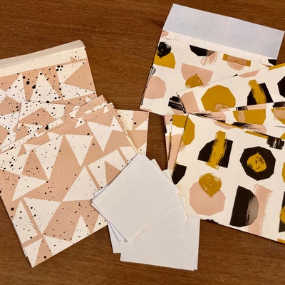 Set of Five Owl Envelopes Print From a Series of Bird Theme - Etsy