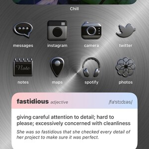 AMETAL Theme App Icon Set, Custom Icons for iPhone and Android Home ...