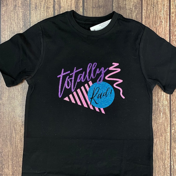 Totally Rad, SVG, DXF, PNG, File, Design, Cricut, Silhouette, Trendy ...