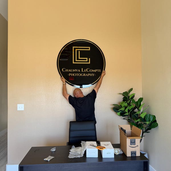 Neon Custom Logo | Custom Backlit Sign | Acrylic Business Sign ...