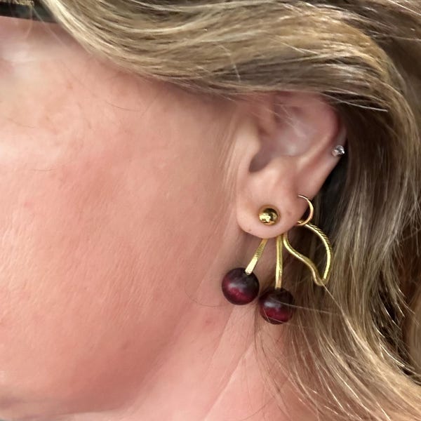 Bow Earring Jackets - Liz Fox Roseberry - Handmade Jewelry - Unique - Mix & Match - Lightweight ...