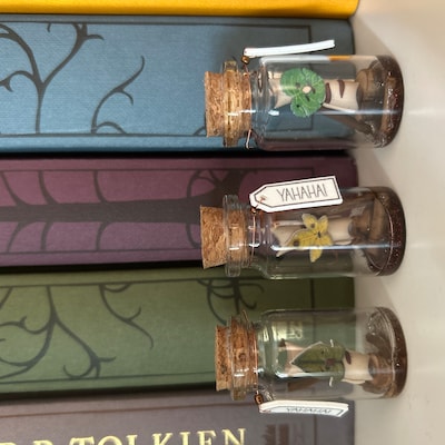 Sml Zelda BOTW Inspired Personalised Korok in a Glass Bottle - Etsy