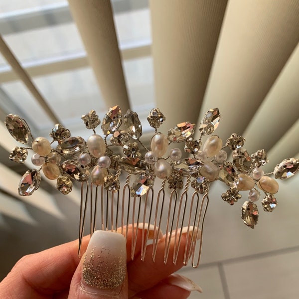 Beaded Hair Comb, Bridal Comb, Boho Hair Comb, Bridal Accessories ...