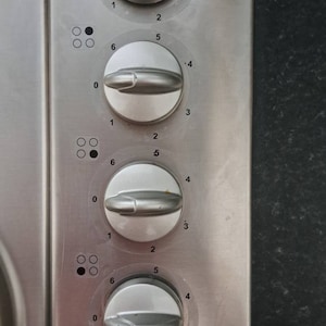 6 Ring Cooker Top Markings Decals Double Set. - Etsy