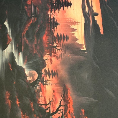 Aztec Octopus Desk Mat, Aesthetic XL Desk Pad, Geometric Mouse Pad, Red ...