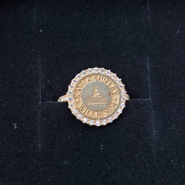 College Graduation Gift for Her, Custom College Class Ring, High School ...