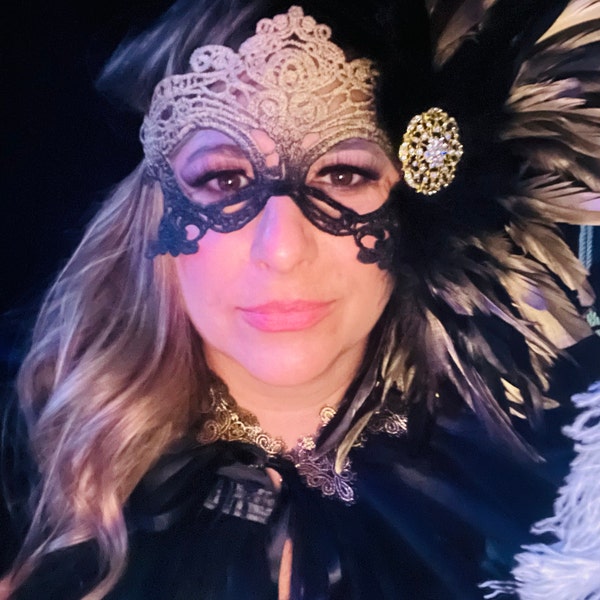Black Masquerade Mask, Great Gatsby Dress, Rhinestone Mask, the Gatsby ...
