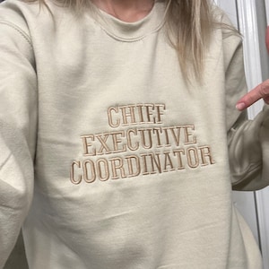 Custom Embroidered Sweatshirt, Custom Embroidered Varsity Crewneck ...