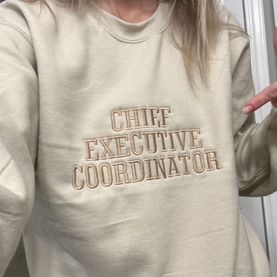 Custom Embroidered Sweatshirt, Custom Embroidered Varsity Crewneck ...