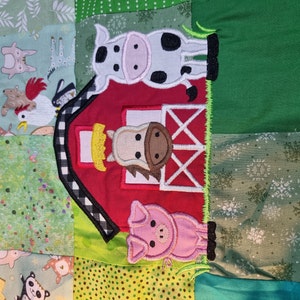 Barn Farm Animals Digital Machine Embroidery Applique Design 5 Sizes ...