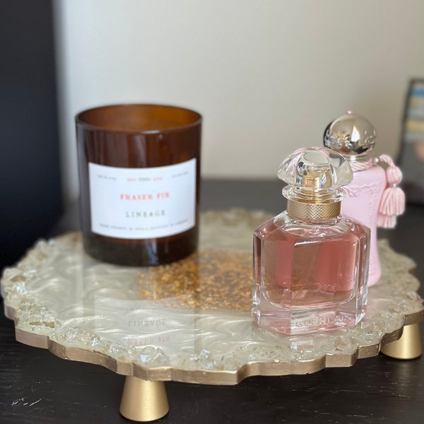 Custom Handmade Vanity Tray for Perfume Pink Jewelry Tray, Pink ...