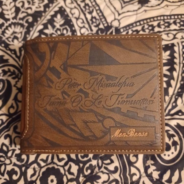 Leather Wallets From Men Bense Laser Marked - Etsy
