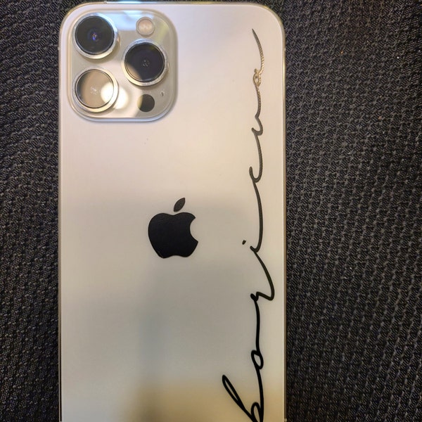 Custom Color and Glitter Sparkle Apple Logo Decal Sticker for Iphone ...