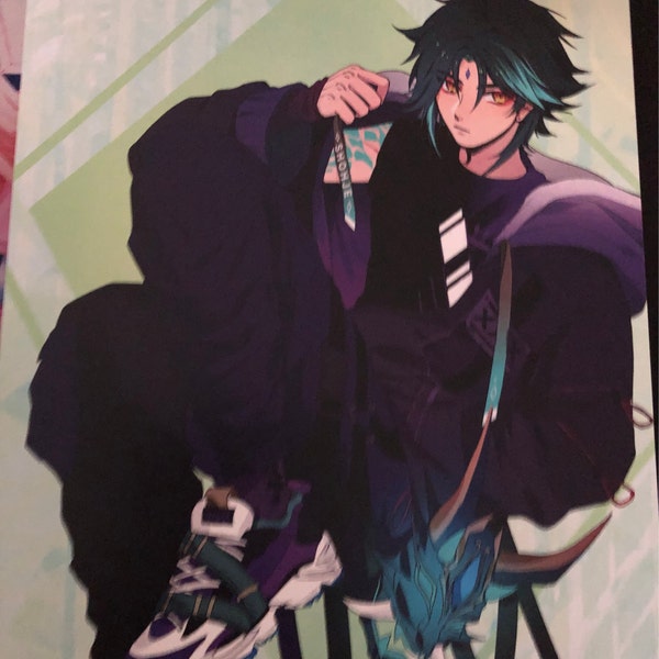 GENSHIN IMPACT - Xiao Fashion - PRINT (unofficial Fan Merch) - Etsy