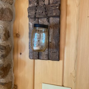Rustic Candle Holder Set Rustic Home Decor Mason Jar - Etsy