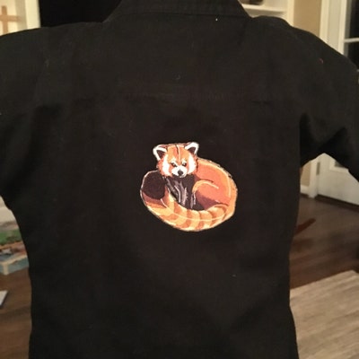 Lovely Red Panda Iron on Patch Applique Sew on Animal Patch - Etsy