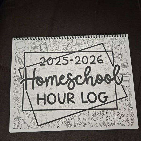 DIGITAL ONLY - 2025-2026 Simple Homeschool Hour Log Book (missouri) - Etsy