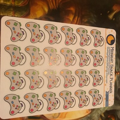 Video Game Planner Stickers Game Controller Icon Stickers - Etsy Canada