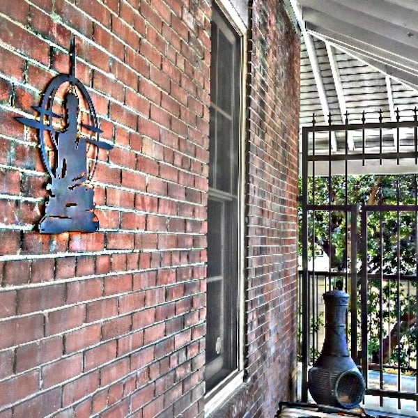 Buddha Metal Wall Sign, Hindu Wall Art, Yoga Studio Decor, Meditation ...