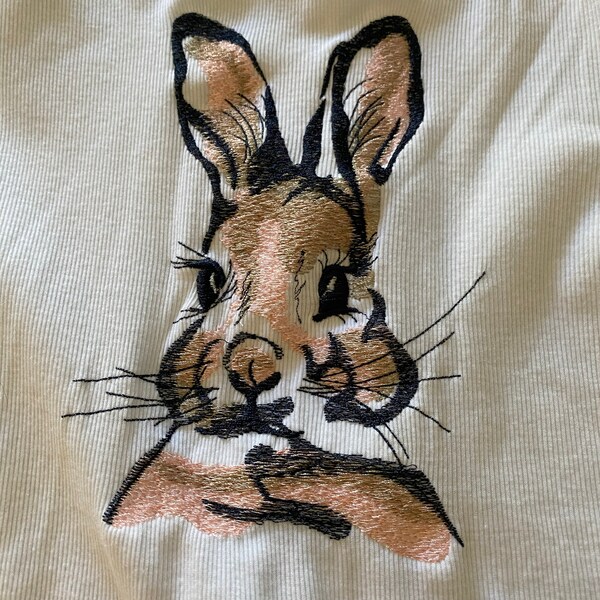 Vintage Rabbit Machine Embroidery Design, and Graphics Formats .ai .svg ...
