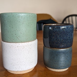 Modern Handmade Ceramic Stacking Bowls - Etsy