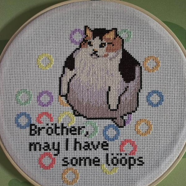 Brother May I Have Some Loops - Cat Meme - Funny, Modern, Subversive ...