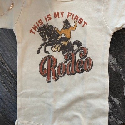 This is My First Rodeo Onesie®, Horse Rodeo Baby Bodysuit, Cute Rodeo ...