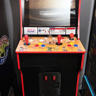 Full Size Arcade 3D Printed Coin Door With LED Credit Buttons - Etsy