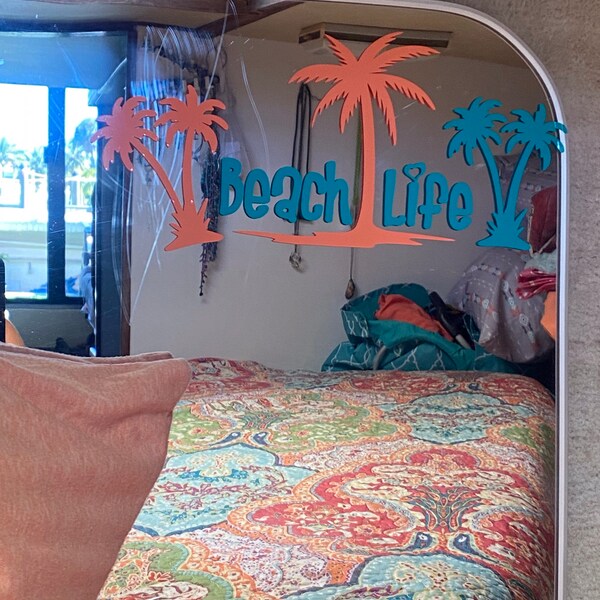 Beach Life Decal - Car Decal - Laptop Decal - Cup Decal - Beach Life - Etsy