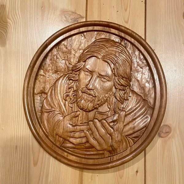 Jesus, 3D STL Model, CNC Router Engraver, Artcam, Aspire, CNC Files ...