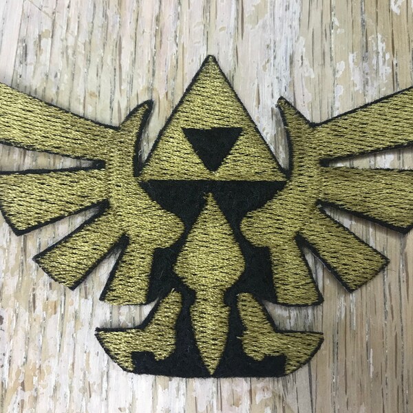 INSTANT DOWNLOAD. Zelda Inspired. Tri-force Embroidery Design. Royal ...
