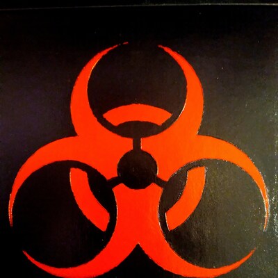 Biohazard Stencil Reusable Biohazard Stencils, Large Biohazard Stencil ...