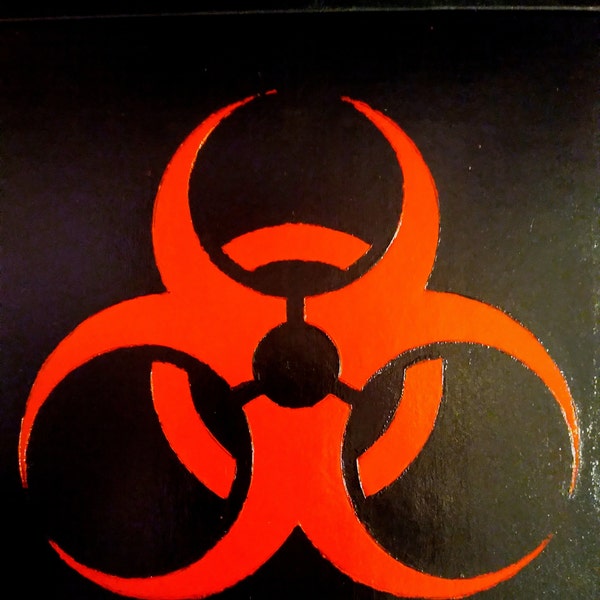 Biohazard Stencil - Reusable Biohazard Stencils, Large Biohazard ...