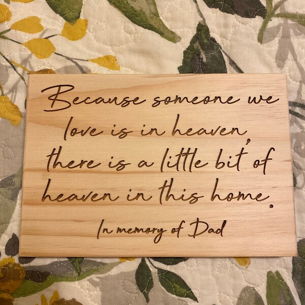 Heaven Sign, Heaven in Home, in Memory Of, Loss of Loved One, Grievance ...