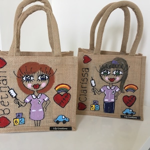 NURSE BAG PERSONALISED Nhs Large Bag Gift Midwife Surgeon - Etsy UK