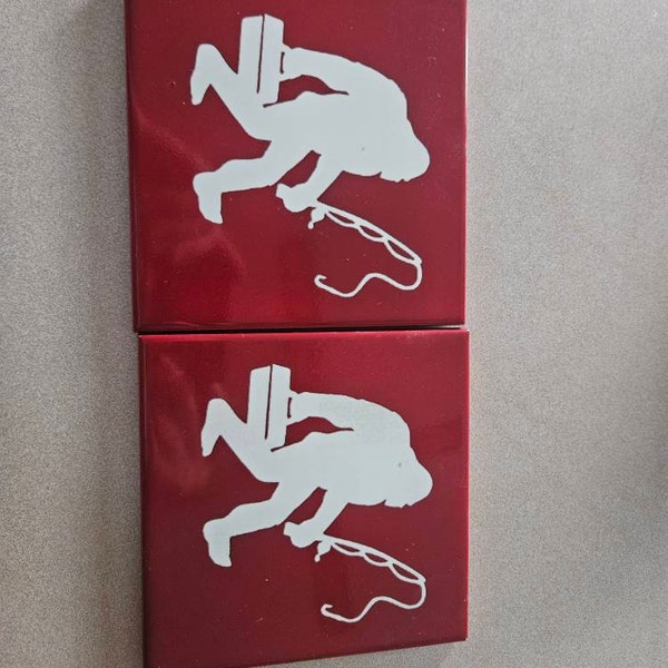 Laser Engraved Moose Ceramic Tile Trivet / Wall Tile 6” Square - Etsy