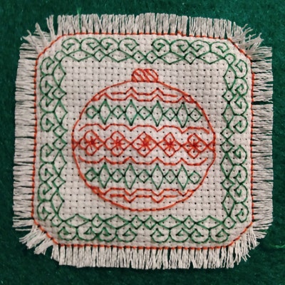 Blackwork Mosaic Needle Book & Scissor Fob. PDF Pattern Download Today ...