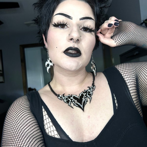 Jawbone Post-apocalptic Necklace goth Post-apocalyptic Horror Style - Etsy