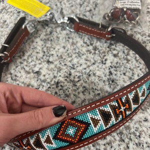 Complete Teal Bosal Bitless Bridle Set Rawhide Bisal and Teal - Etsy