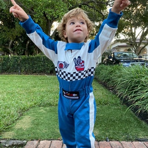 Checker Race Suit Race Car Birthday Halloween Costume - Etsy Canada