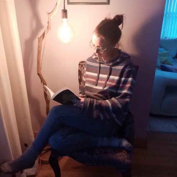 Boho Wooden Clothes Rack, Clothes Hanger, Handmade With Hazel and Solid ...