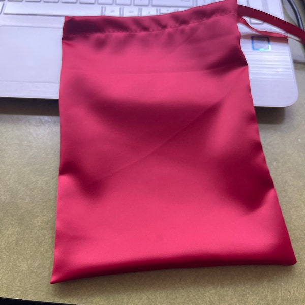 Silk Drawstring Bag,custom Pink Green Black White Silk Pouch,silk Bags ...