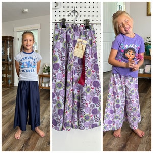 Girls Pant PDF Pattern, Sewing Pattern, Sew for Girls, Pdf Pattern ...